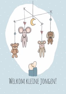 Felicitatie Welkom jongen - Felicitatiekaarten | Kaartje2go