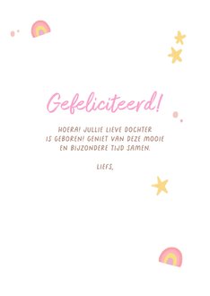 Felicitatiekaart geboorte meisje awesome people | Kaartje2go