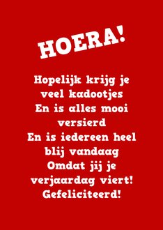 Voetbalshirt zelf invullen g | Kaartje2go