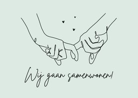 Samenwonen kaart maken | Vier jullie nieuwe stek