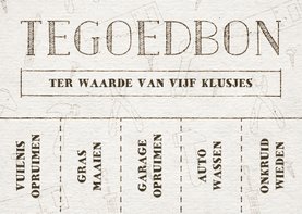 Tegoedbon maken - zelfgemaakte cadeaubon sturen | Kaartje2go
