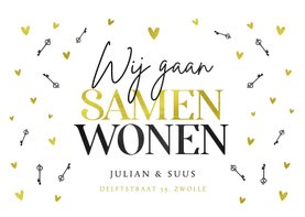 Samenwonen kaart maken? Leuke samenwoonkaarten | Kaartje2go