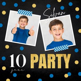 Uitnodiging kinderfeestje jongen | Kaartje2go