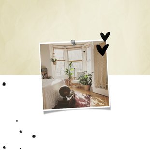 Adreswijziging papierlook met hartjes | Kaartje2go