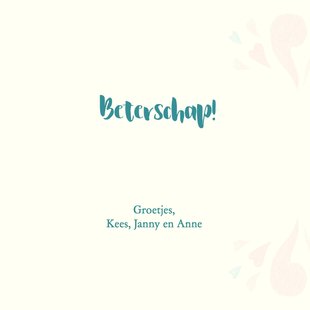 Beterschap met ijsje - Beterschapskaarten | Kaartje2go