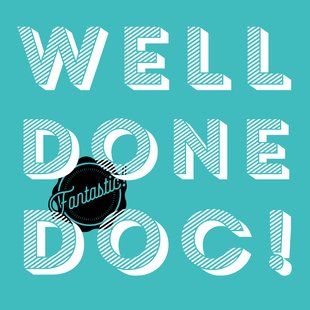 Gefeliciteerd met je promotie Doctor, well done | Kaartje2go