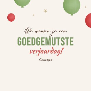 Grappige verjaardagskaart kabouter muts | Kaartje2go