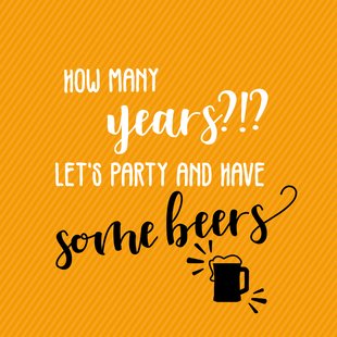 How many years?!?- verjaardagskaart | Kaartje2go