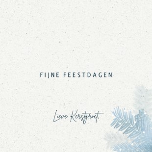 Stijlvolle kerstkaart kersttakken | Kaartje2go