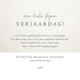 Verjaardagskaart bloemen boeket narcissen in | Kaartje2go