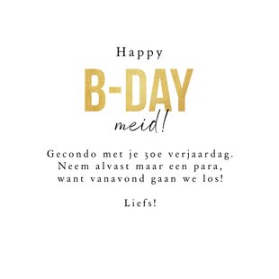 Verjaardagskaart humor esma cocktail hip | Kaartje2go