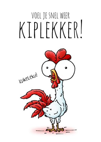 Beterschapskaart collega - Als beste getest | Kaartje2go