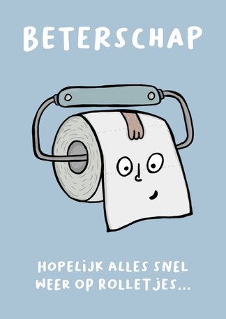 Beterschapskaart collega - Als beste getest | Kaartje2go