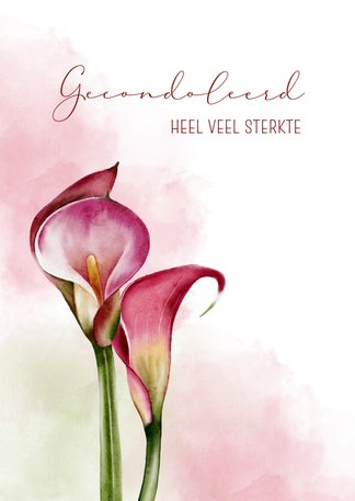 Condoleance kaart maken en sturen | Innige deelneming kaarten