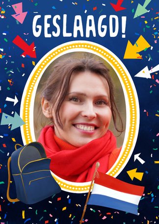 Geslaagd? Gefeliciteerd! - felicitatiekaarten | Kaartje2go