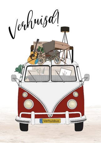 Verhuiskaarten maken | Verhuisd kaart sturen | Kaartje2go