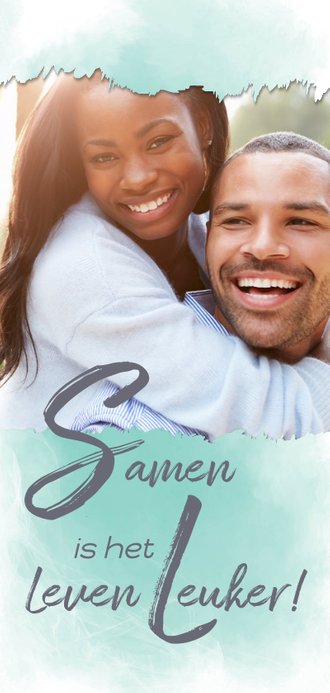 Verhuiskaart samenwonen is leuker | Kaartje2go