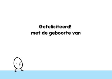 Felicitatie geboorte jongen of meisje grappig | Kaartje2go