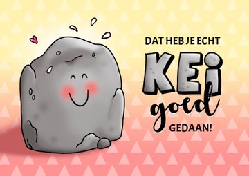 Geslaagd Keigoed gedaan - Geslaagd kaarten | Kaartje2go