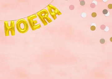Hippe felicitatiekaart woop-woop nieuwe baan | Kaartje2go