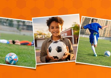 Uitnodiging voetbal feestje kind met oranje | Kaartje2go