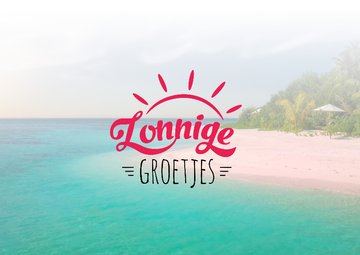 Vakantiekaart zonnige groetjes strand | Kaartje2go