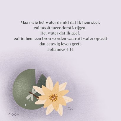 Christelijke felicitatiekaart volwassendoop met | Kaartje2go