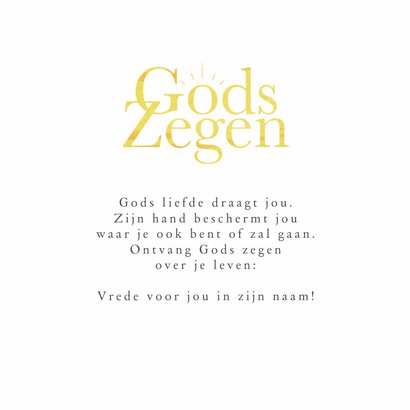 Christelijke verjaardagskaart zonnestralen Gods | Kaartje2go