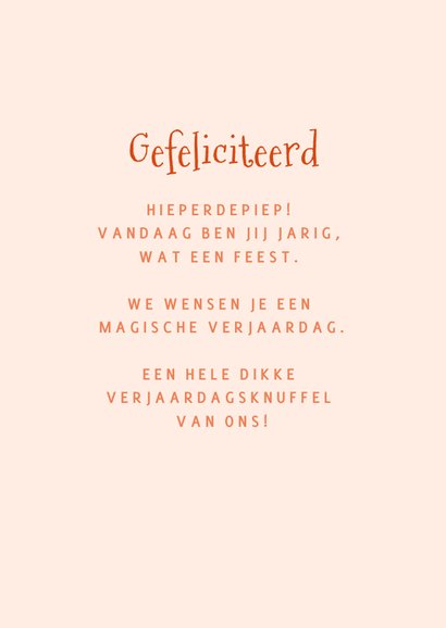 Felicitatie kaart verjaardag met taart | Kaartje2go