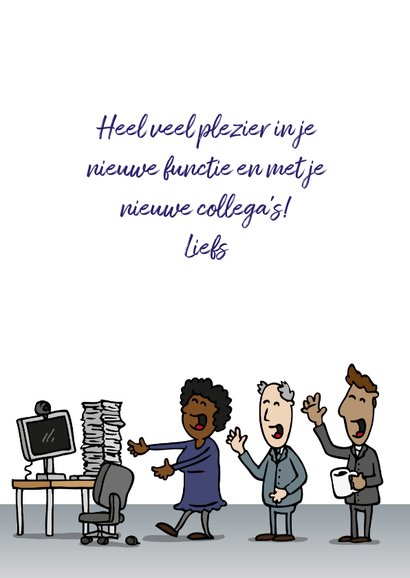 Felicitatie nieuwe baan- goede keuze- man | Kaartje2go