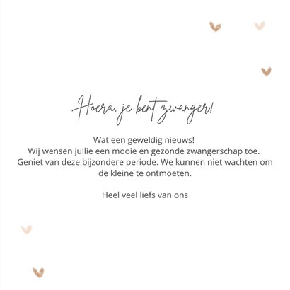 Felicitatiekaartje hoera een baby op komst | Kaartje2go