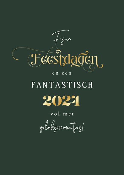 Fotokaart kerst fijne feestdagen fotocollage | Kaartje2go