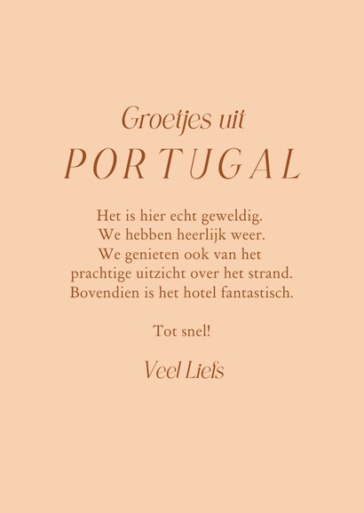 Fotokaartje met fotostrip label groetjes uit | Kaartje2go