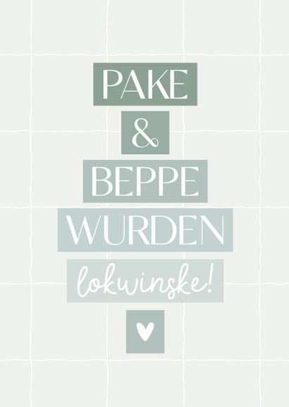 Fries felicitatiekaartje jonkje pake en beppe | Kaartje2go