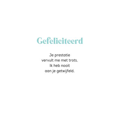 Geslaagd kaart eggcellent goed gedaan humor | Kaartje2go