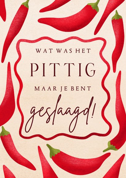 Geslaagd kaart met humor voor examen met | Kaartje2go