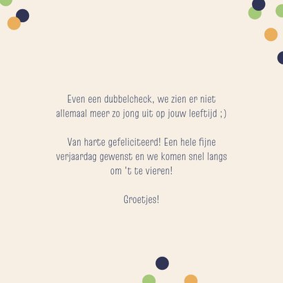 Grappig verjaardagskaartje met leeftijd laat je | Kaartje2go