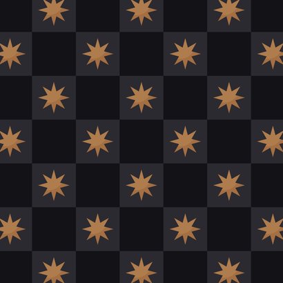 Hippe verjaardagskaart'bday bro' blokjespatroon | Kaartje2go