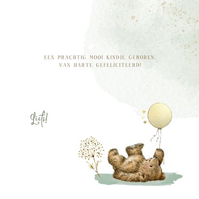 Lief felicitatiekaartje geboorte kindje met | Kaartje2go