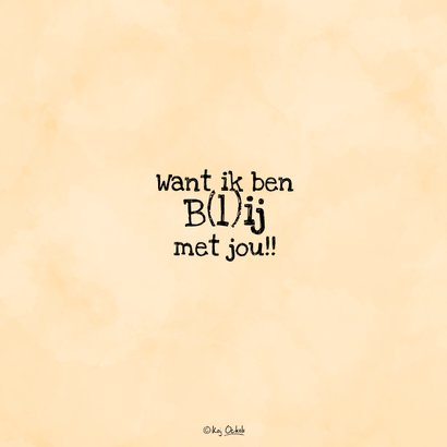 Liefde kaart bijtje- Het liefst ben ik bij jou | Kaartje2go
