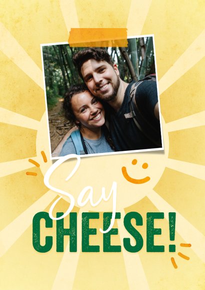 Maaslander fotokaart say cheese - Wenskaarten | Kaartje2go