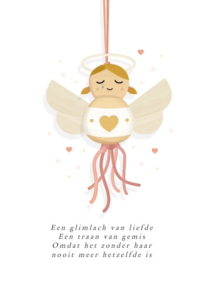 Moederdag sterkte kaart bij overlijden moeder | Kaartje2go