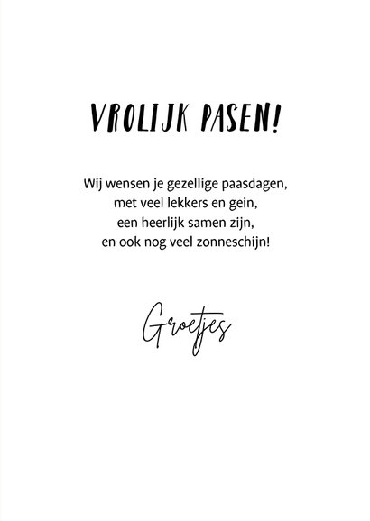 Pasen humor een ei half ei drie ei | Kaartje2go