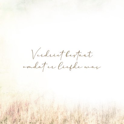 Rouwkaart boom pastel veld - Rouwkaarten | Kaartje2go