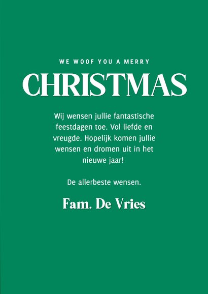 Schattige kerstkaartjes met hondje in kerst | Kaartje2go