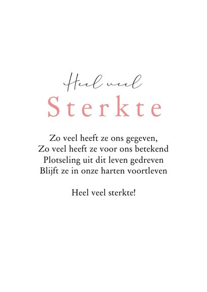 Sterkte kaart vlinders goud sterfdag medeleven | Kaartje2go