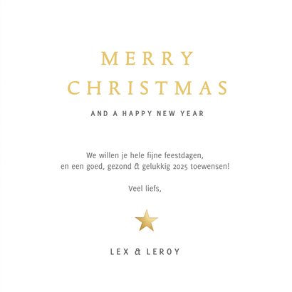 Stijlvolle rode kerstkaart met kerstboom uit 1 | Kaartje2go