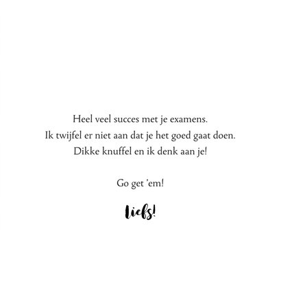 Trendy succeskaart Go get'em panterprint | Kaartje2go