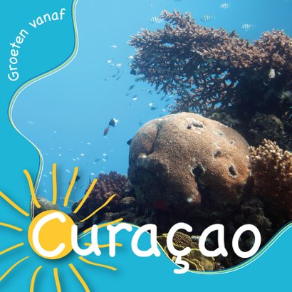 Vakantiekaart Curacao - Vakantiekaarten | Kaartje2go