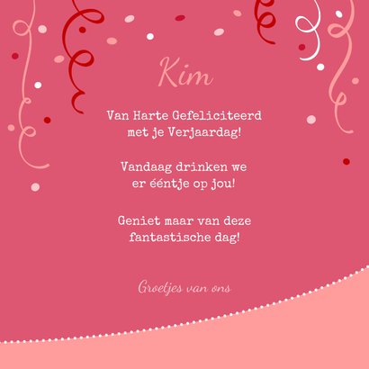 Verjaardagskaart Cheers to many more years | Kaartje2go